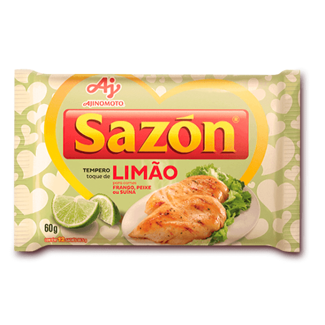 Sazon Tempero Toque de Limão 60g